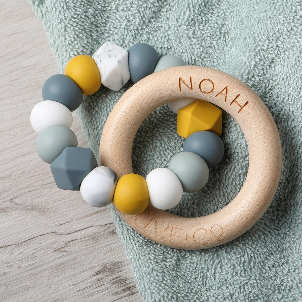 Fauve + Co Halo Teething Ring Meadow