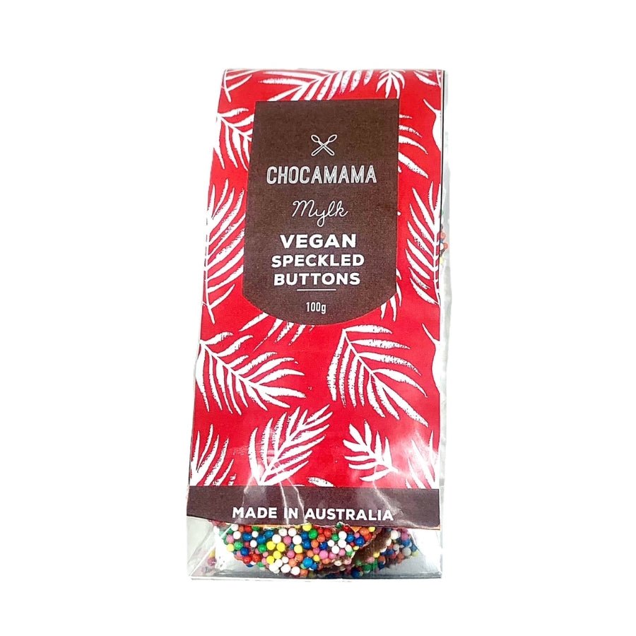 Chocamama Vegan Milk Speckled Buttons 100g