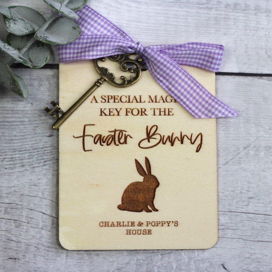 Personalised Easter Bunny Magic Key - Bunny