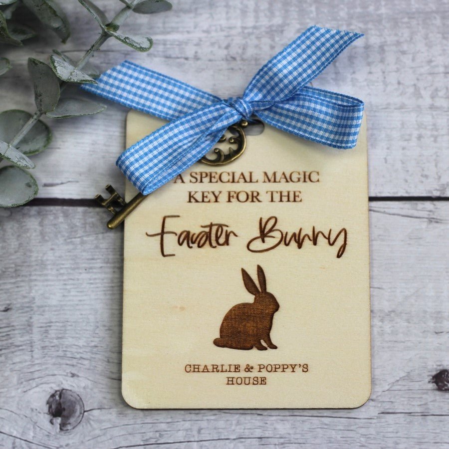 Personalised Easter Bunny Magic Key - Bunny