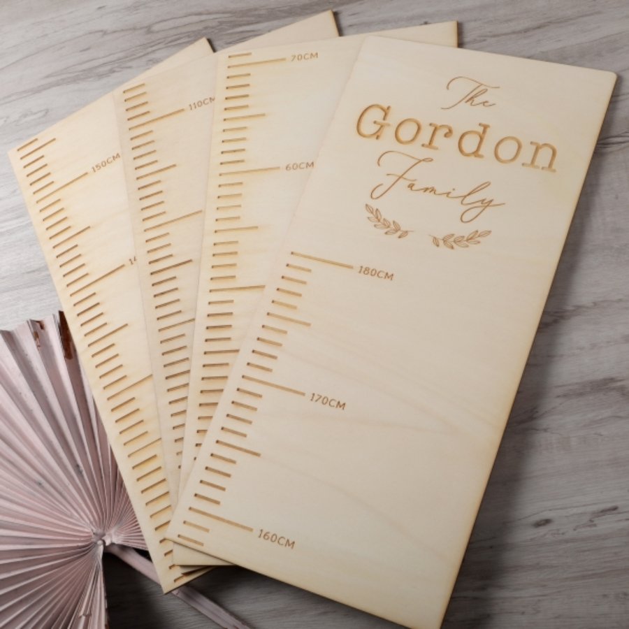 Timber Ruler Height Chart - Leaf