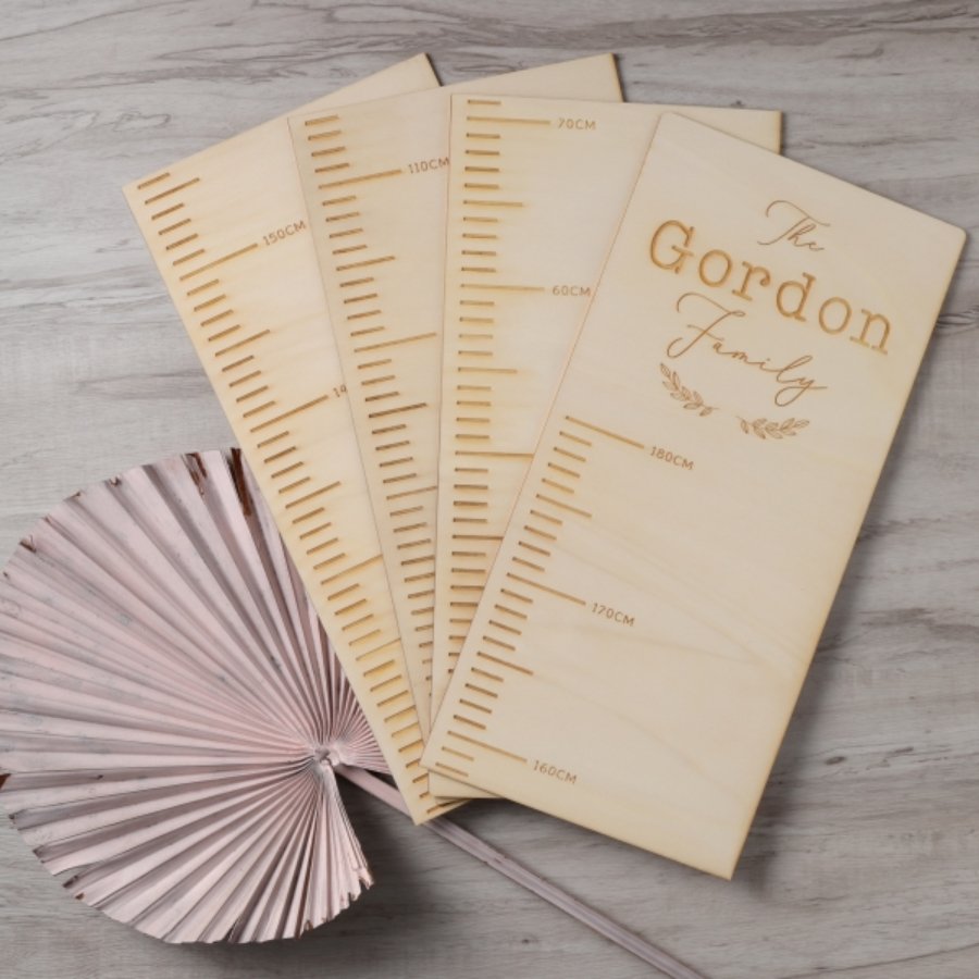 Timber Ruler Height Chart - Leaf